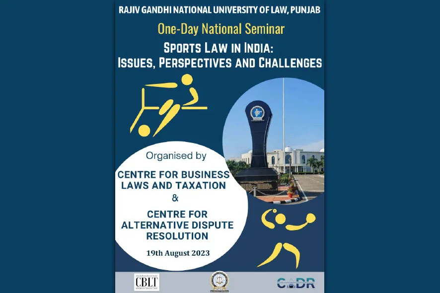Call for Papers | RGNUL One Day National Seminar on Sports Law in India ...