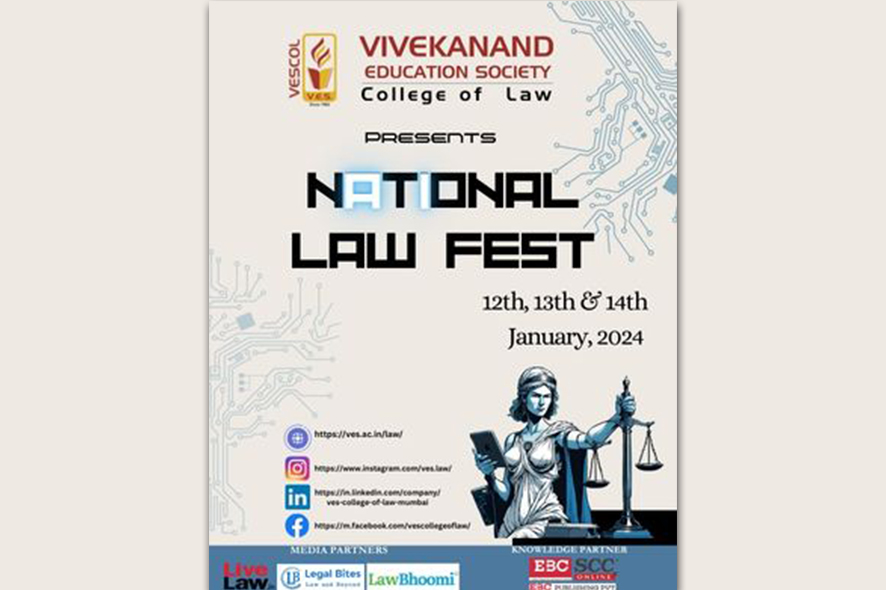 VES | National Law Fest, 2023-24 (12-14th January, 2024) | SCC Times